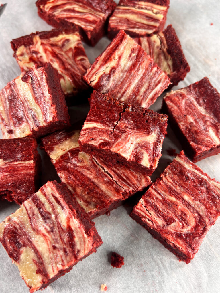Red Velvet Bailey’s Cheesecake Brownies - That Nurse Can Cook